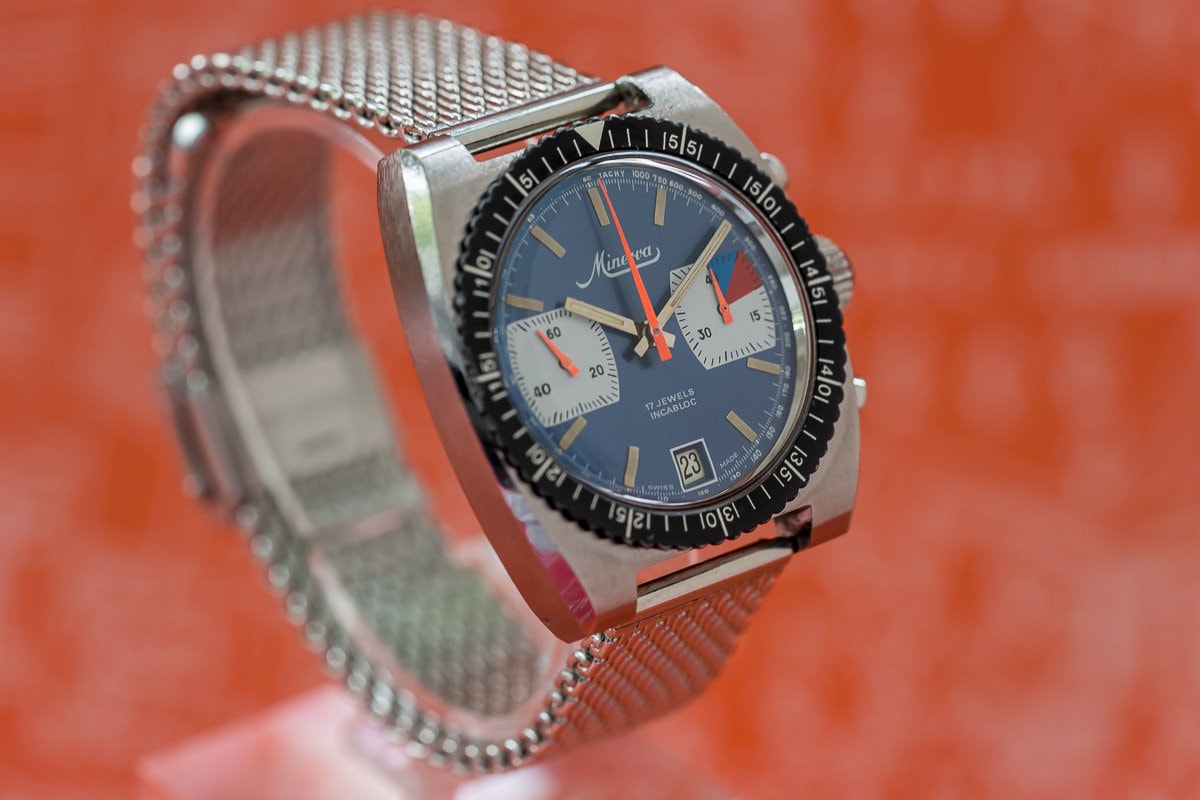 Minerva Chronograph - The Chrono Duo - Vintage watch sales